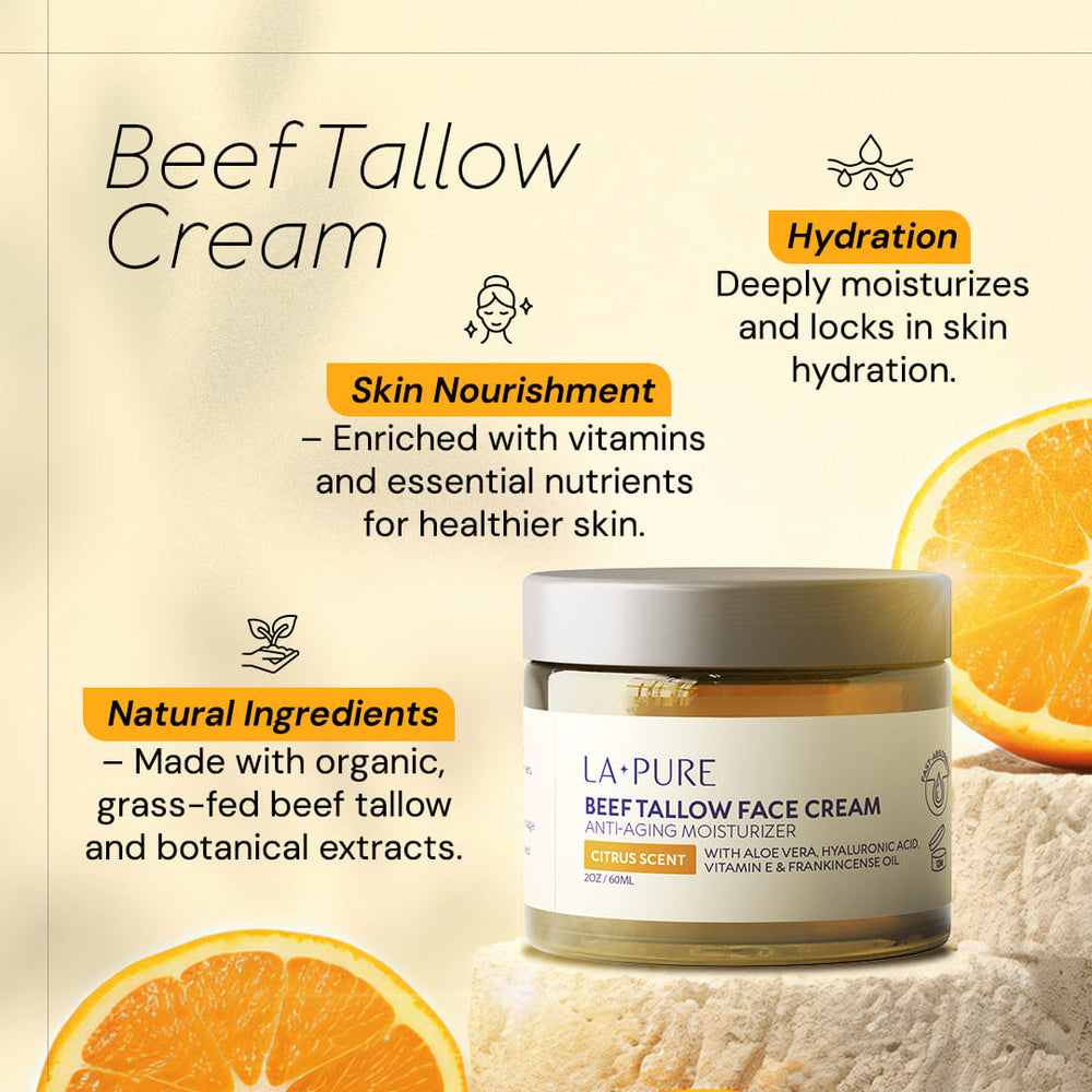 Beef Tallow Face Cream (2 oz)