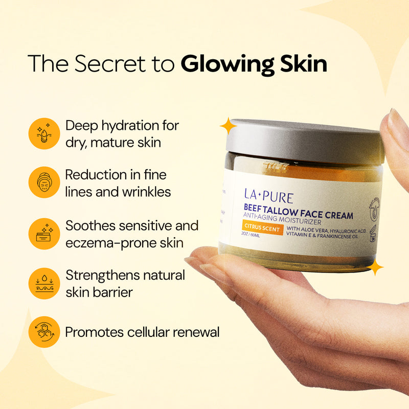 Beef Tallow Face Cream (2 oz)