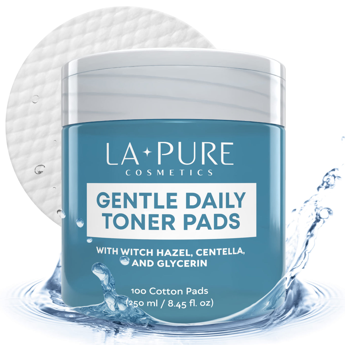 Gentle Daily Toner Pads (100 cotton pads)